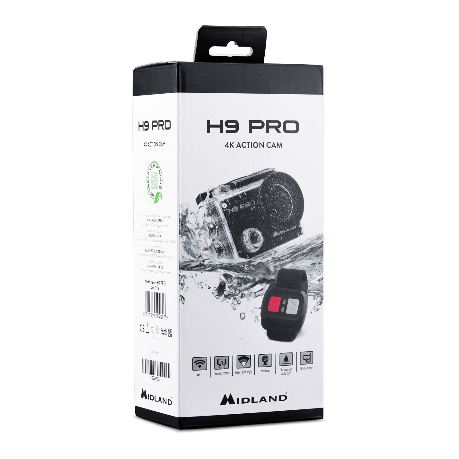 Midland H9 Pro Action Cam : acheter en ligne - Midland